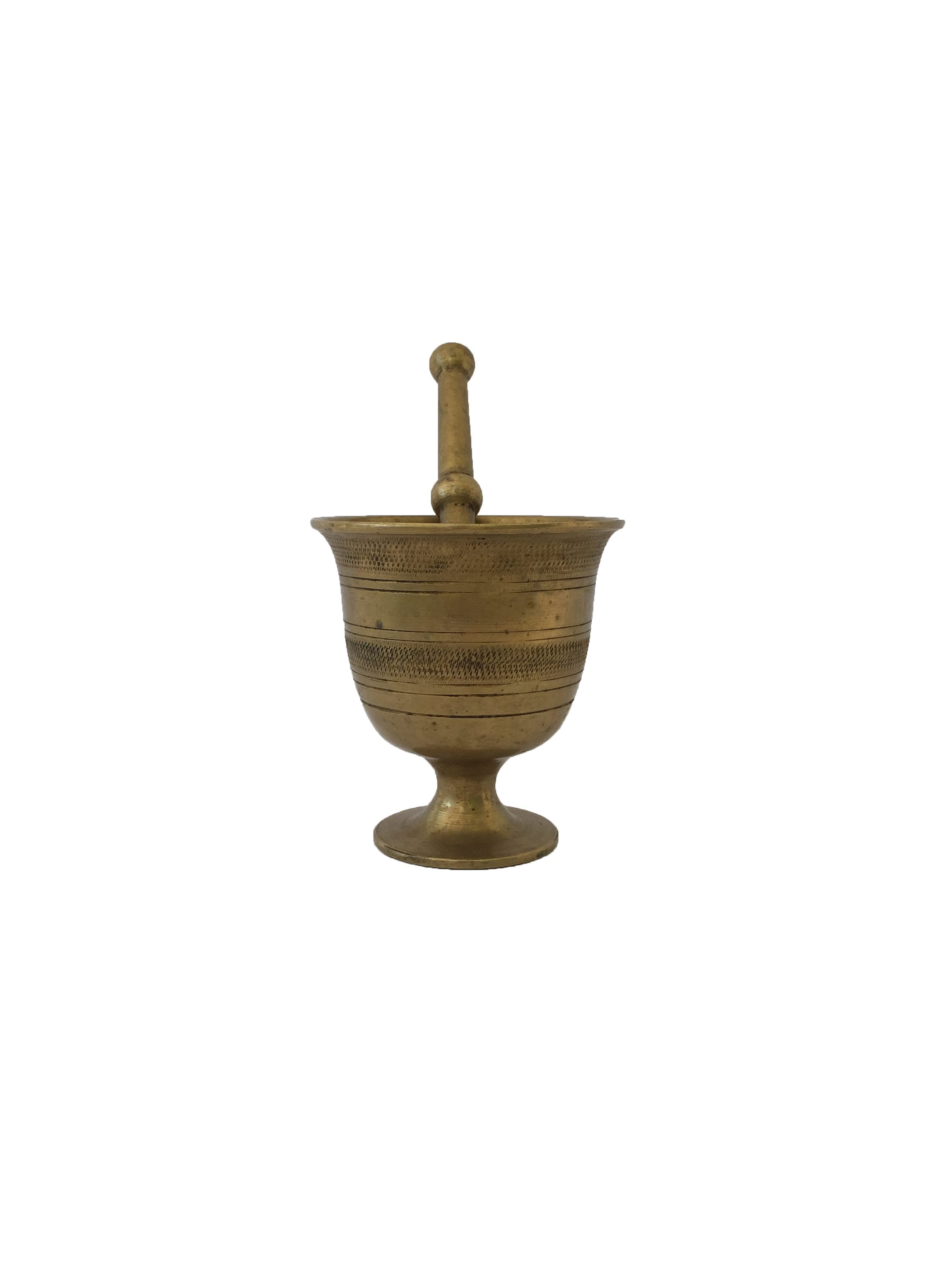 Antique Brass Pestle and Mortar 20th Century Greek Brass - Etsy