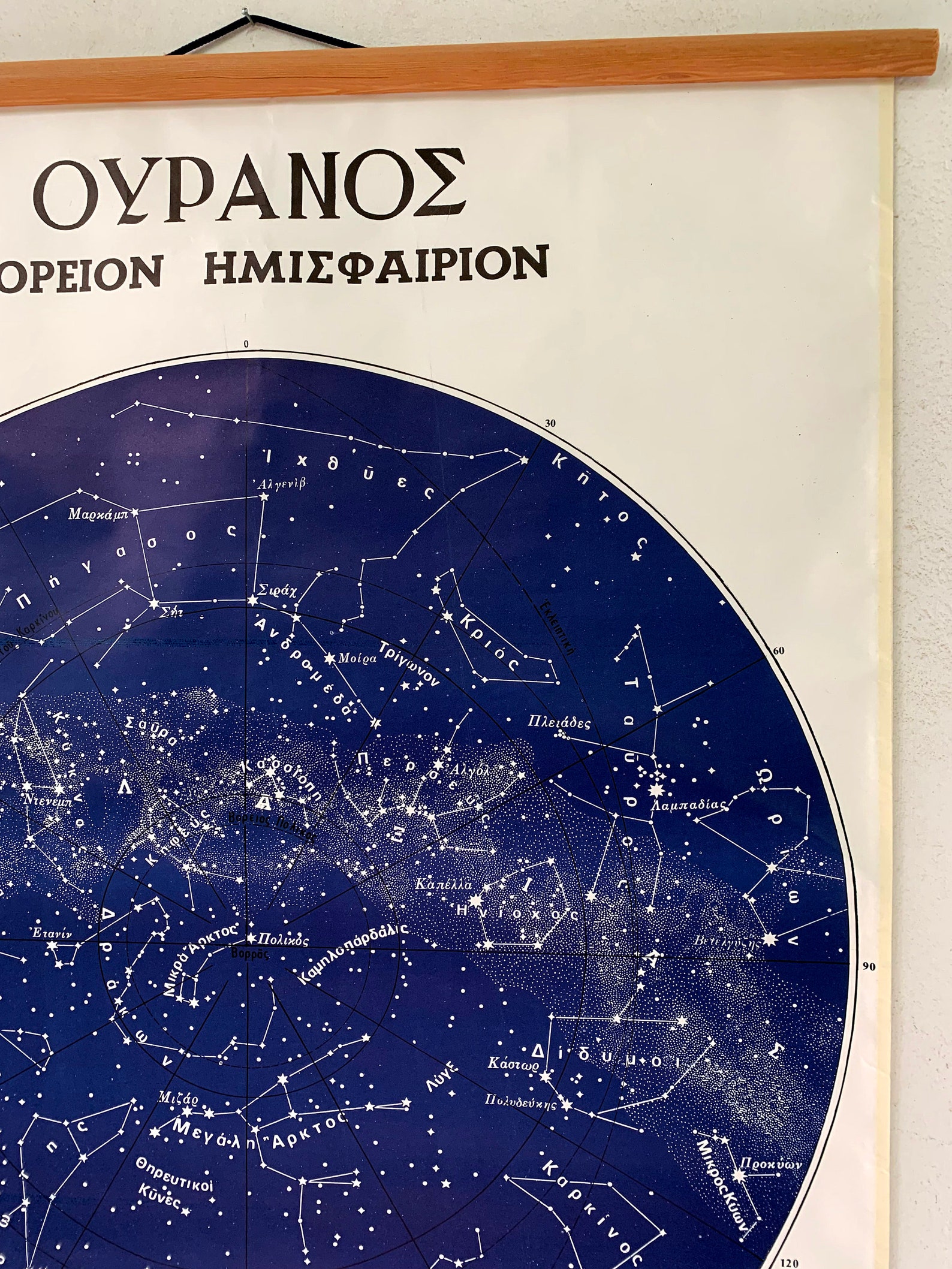 Celestial Map, Northern Hemisphere Chart, Astronomy Poster ...