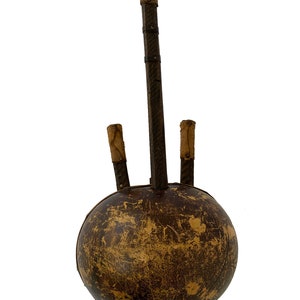 Vintage African Musical Instrument, African Banjo Decorative Guitar ...