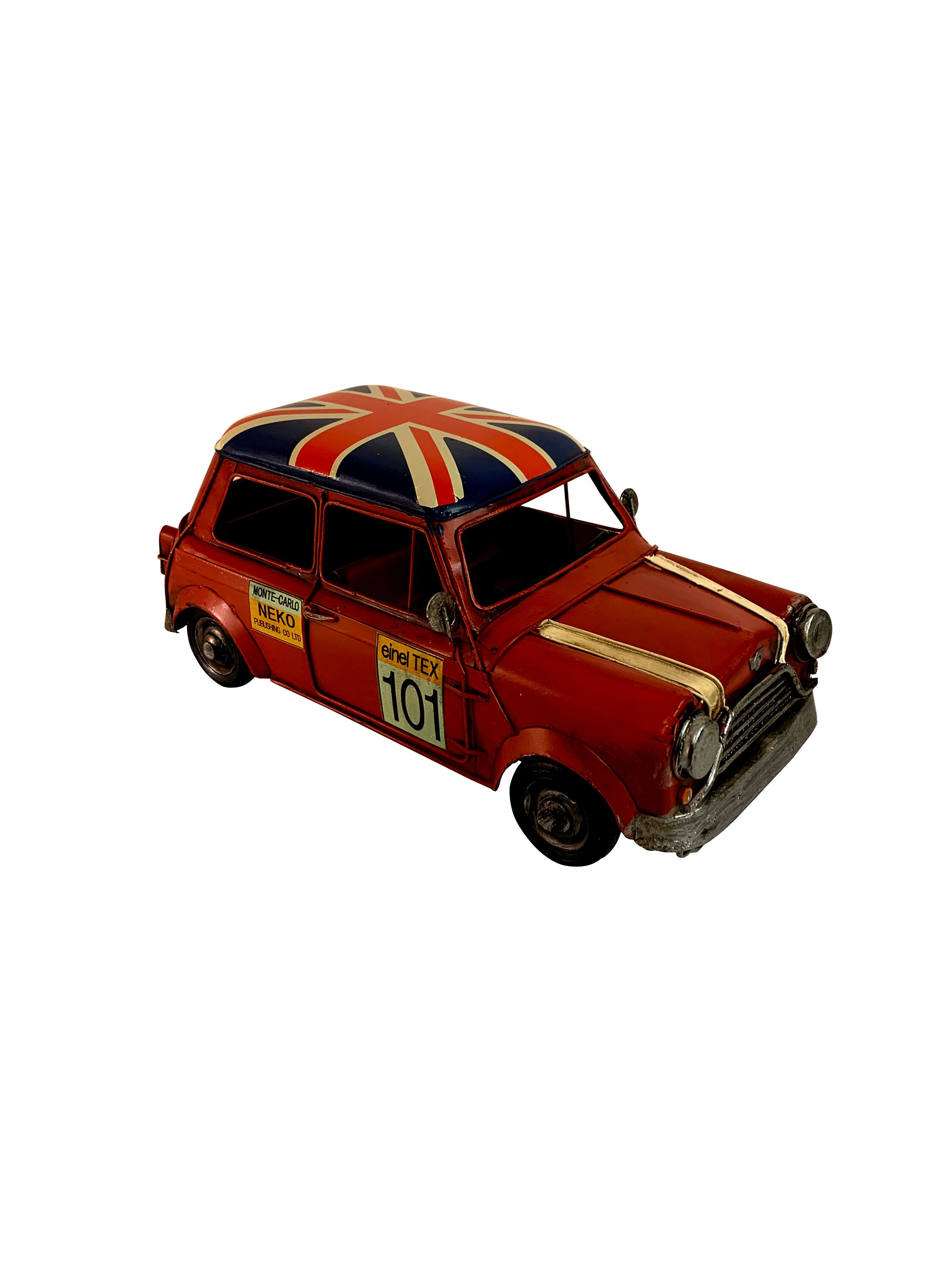 Replica Mini Cooper Tin Metal Car With Union Jack Roof Mini | Etsy