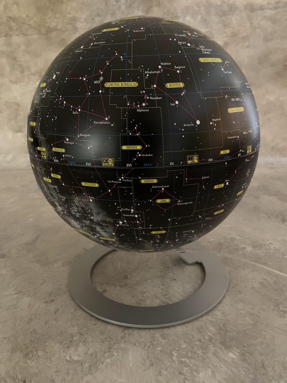 Illuminated Sphere of Constellations National Geographic the Heavens ...