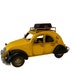 Retro Yellow Metal Citroen 2CV Replica Car Vintage Miniature Car Modern ...