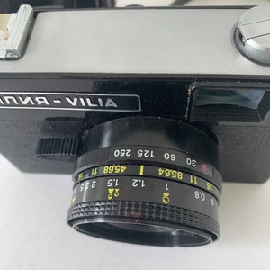 Vintage Vilia Camera With Triplet 69 3 4/40 Lens and Original Case, Old ...