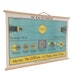 Eclipse of the Sun and Moon Chart, Vintage Pull Down Chart of Eclipse ...
