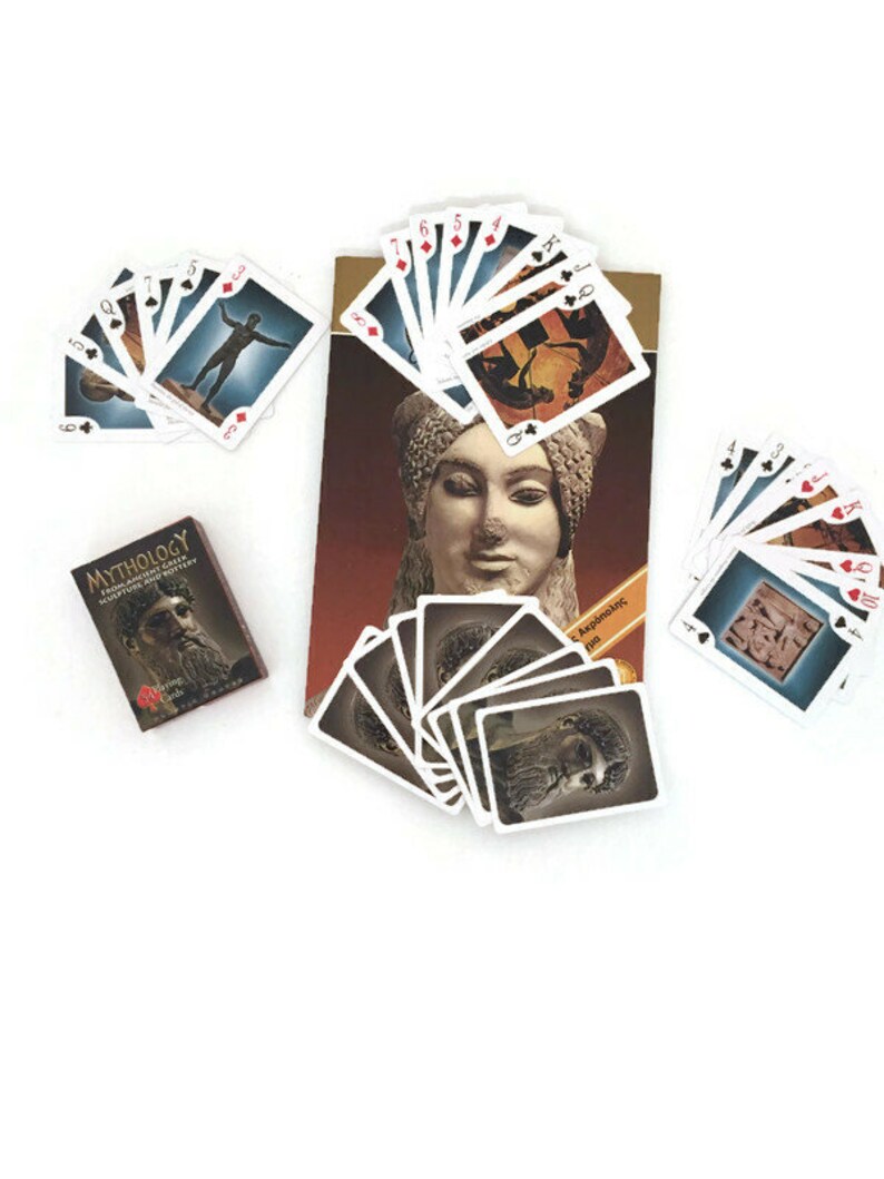 Ancient Greece Mythology Playing Cards Playing Cards Cards | Etsy