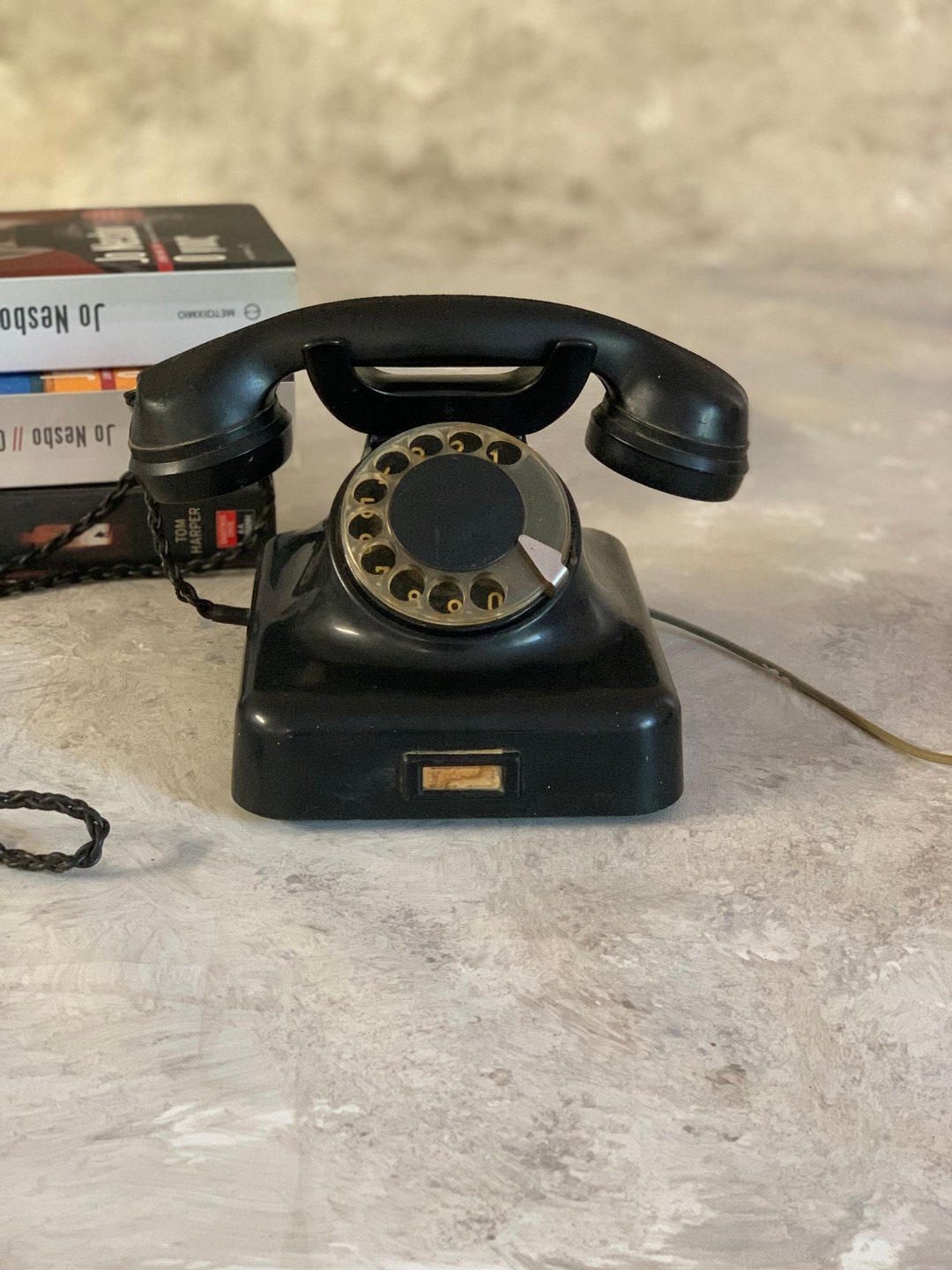 Siemens W 48 Phone Siemens Telephone Black Rotary Phone Landline Phone ...