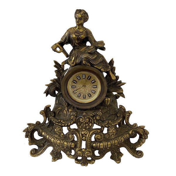 Antique Wind up Mantel Clock - Etsy