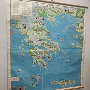 Map of Greek Mythology, Greece Mytholgy School Map, Mythology of Greece ...