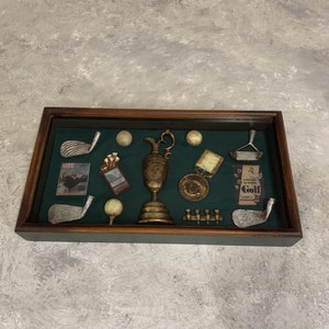 Vintage Golf Themed Wall Cabinet Shadowbox: Golfer's Lounge Decor - Etsy