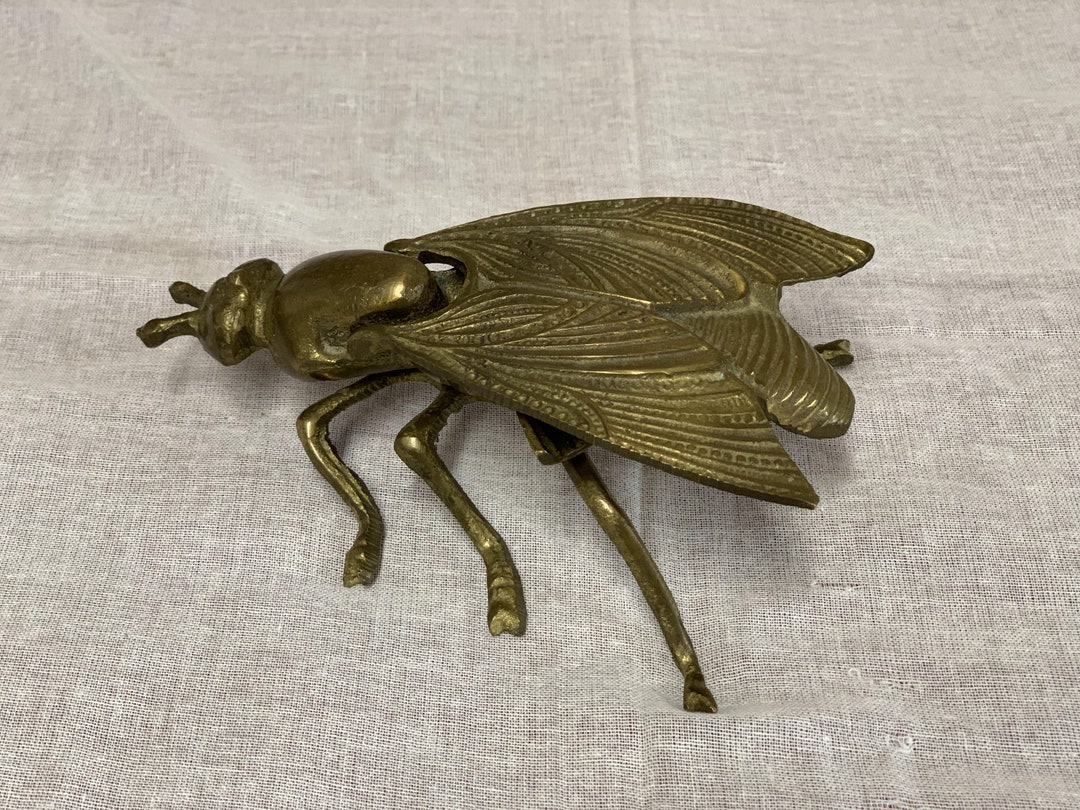 Vintage Brass Fly Ashtray: Mid-century Modern Decor - Etsy