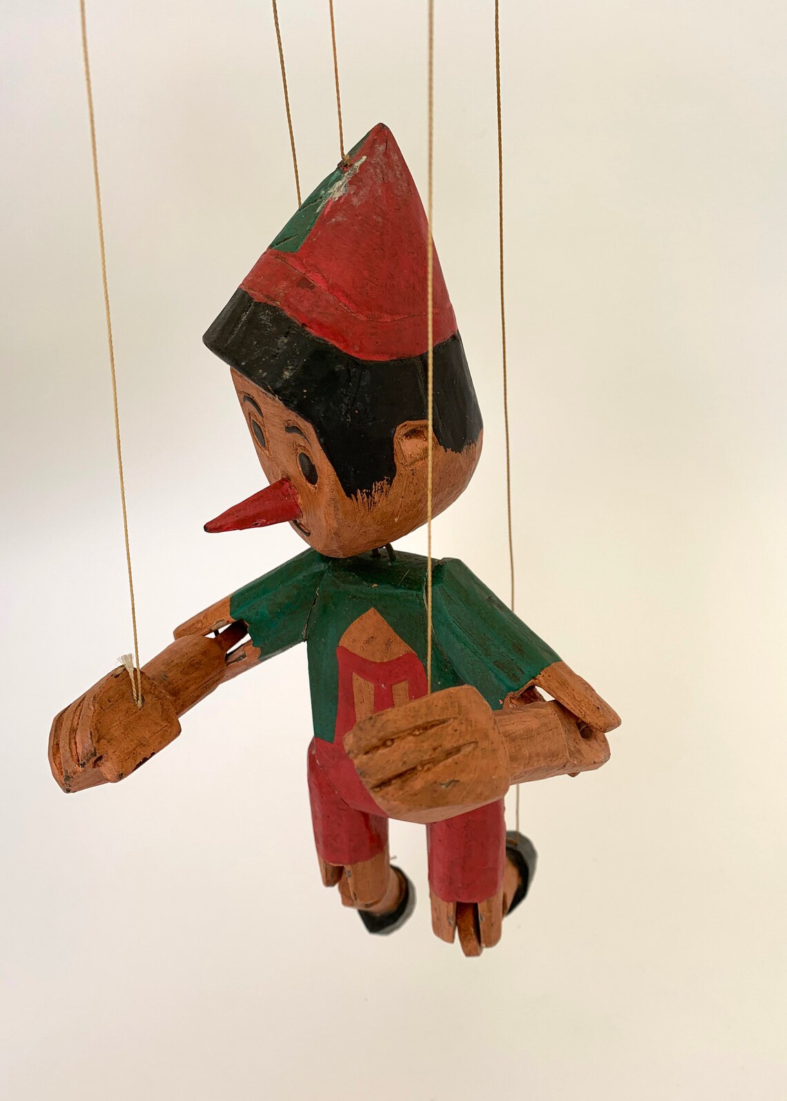 Vintage Wooden Pinocchio Marionette Walt Disney Pinocchio | Etsy
