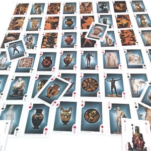 Ancient Greece Mythology Playing Cards, Greek Playing Cards, Playing ...