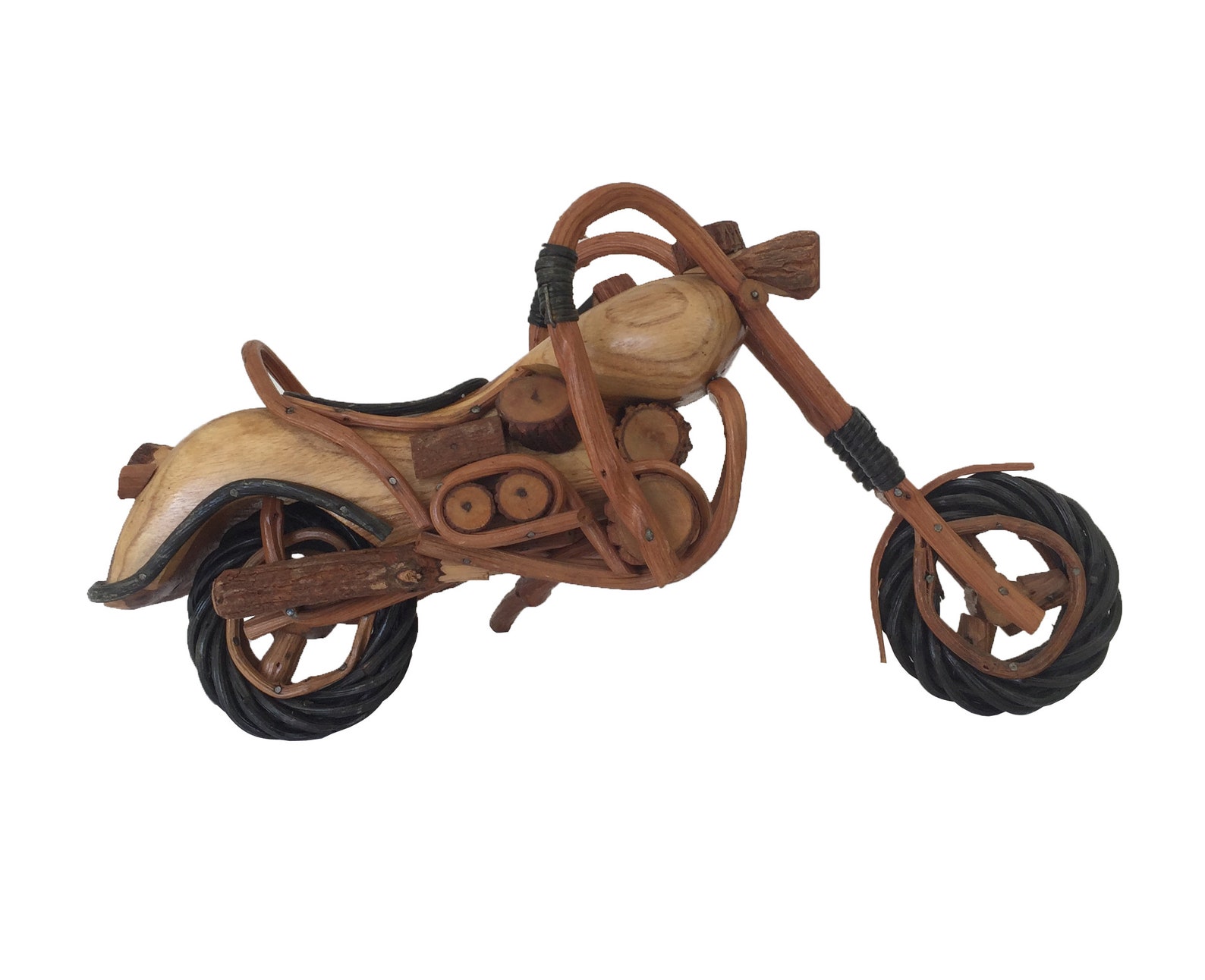 Harley Davidson Wooden Motorcycle Handmade Teakwood Wooden - Etsy