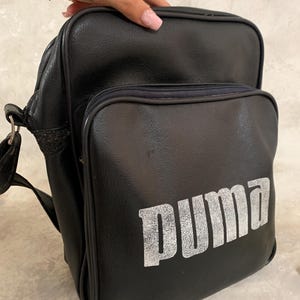 Vintage Puma Vinyl Crossbody Bag: Collectible Sports Bag - Etsy