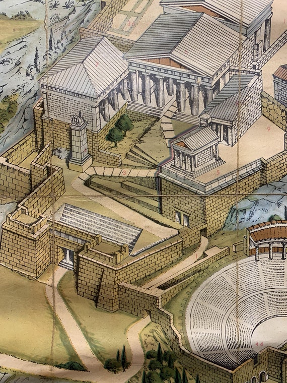 Athenian Acropolis Map