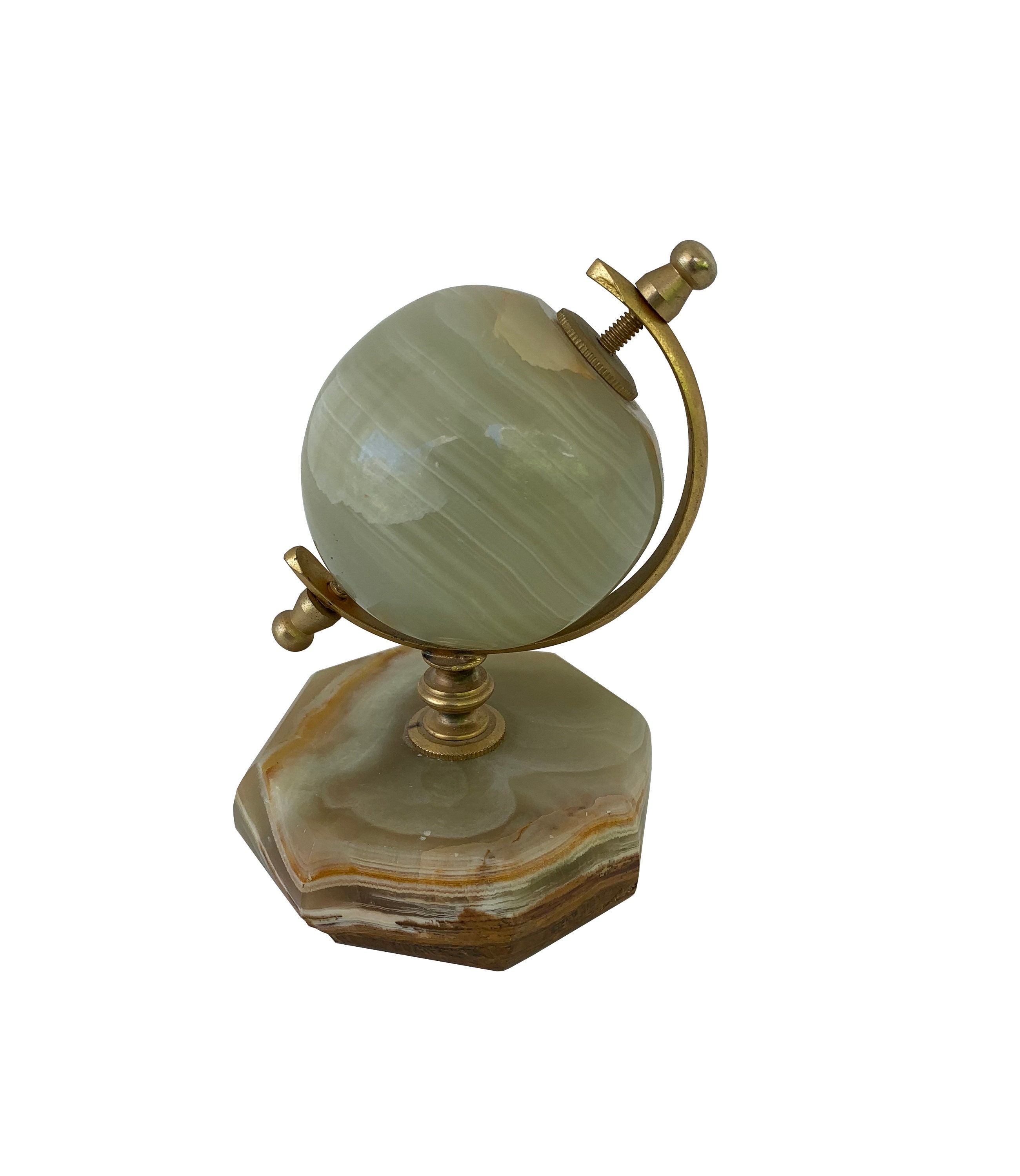 Globe Antique Marble Display Marble Globe Vintage Sphere - Etsy UK