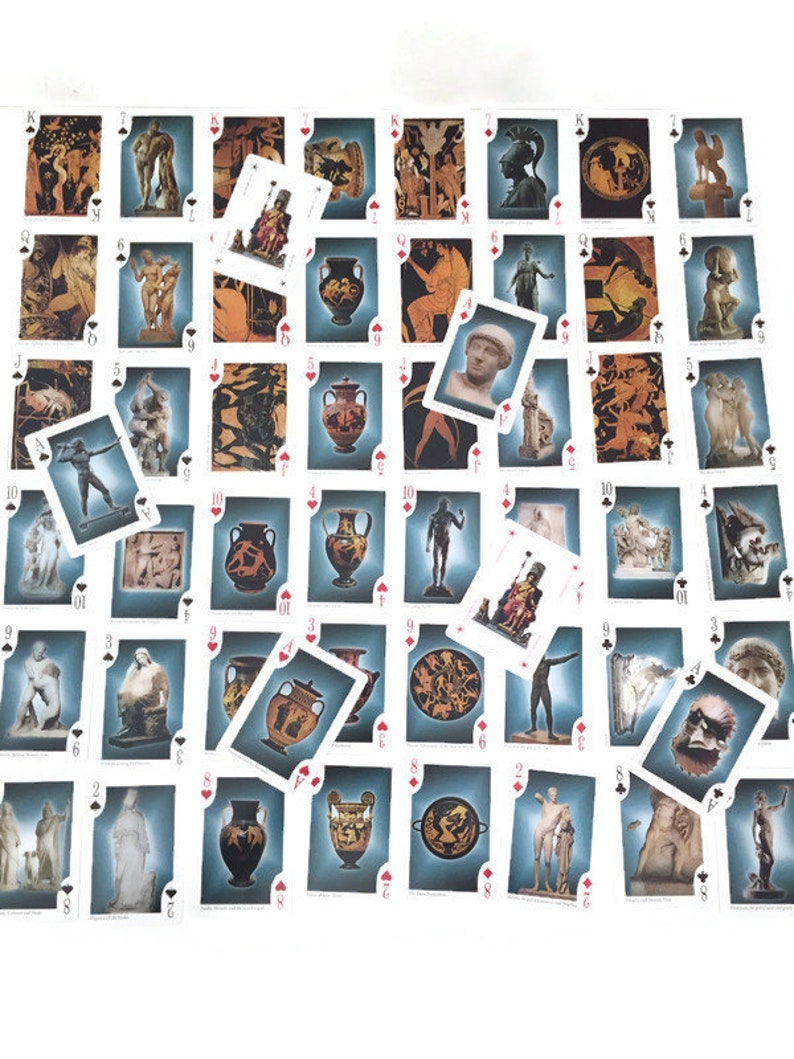 Ancient Greece Mythology Playing Cards Greek Playing Cards - Etsy