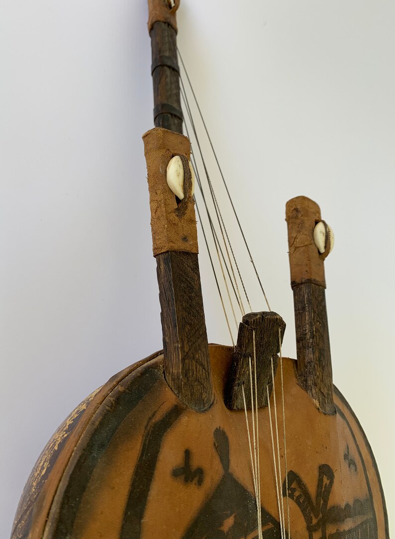 Vintage African Musical Instrument African Banjo Decorative - Etsy