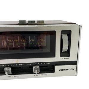 Vintage Soundesign AM FM Stereo Clock Radio Model 3933, Vintage Flip ...
