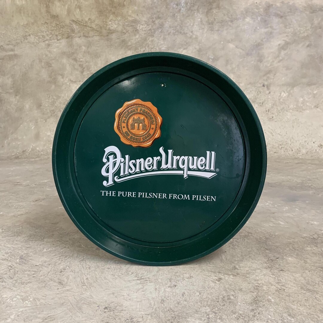 Vintage Pilsner Urquell Beer Tray: Retro Bar Decor - Etsy