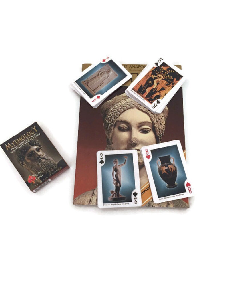 Ancient Greece Mythology Playing Cards Playing Cards Cards | Etsy