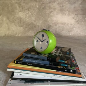 Blessing Space Age Clock Sputnik Clock Vintage Ball Clock Desk Windup ...