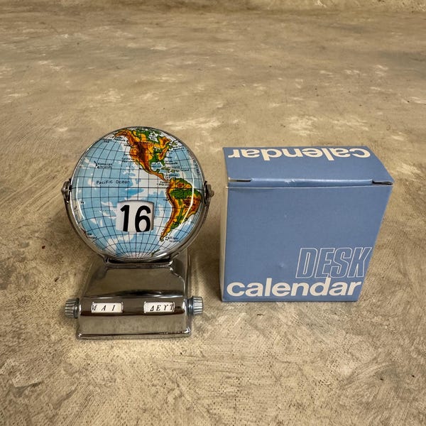 Vintage Desk Calendar - Etsy UK