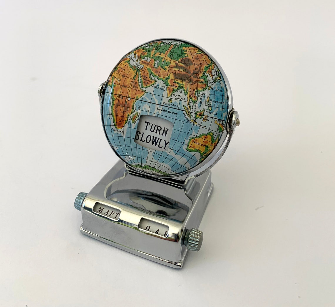 Desk Calendar Perpetual Calendar Antique Calendar 1970s - Etsy