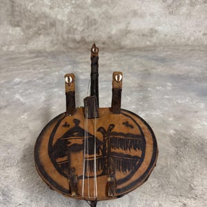 Vintage African Musical Instrument, African Banjo Decorative Guitar ...