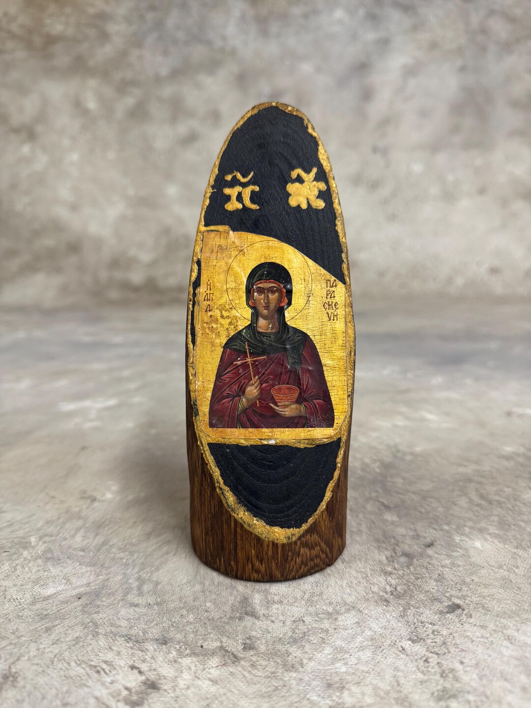 Saint Paraskevi of Rome, Saint Paraskeva Icon, Religious Antique Bronze ...