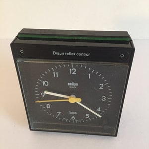 Braun reflex control clock Vintage Braun AG clock 4775 AB 50 | Etsy