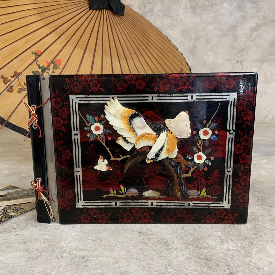 Vintage Korean Photo Album and Music Box Oriental Photo Album. - Etsy