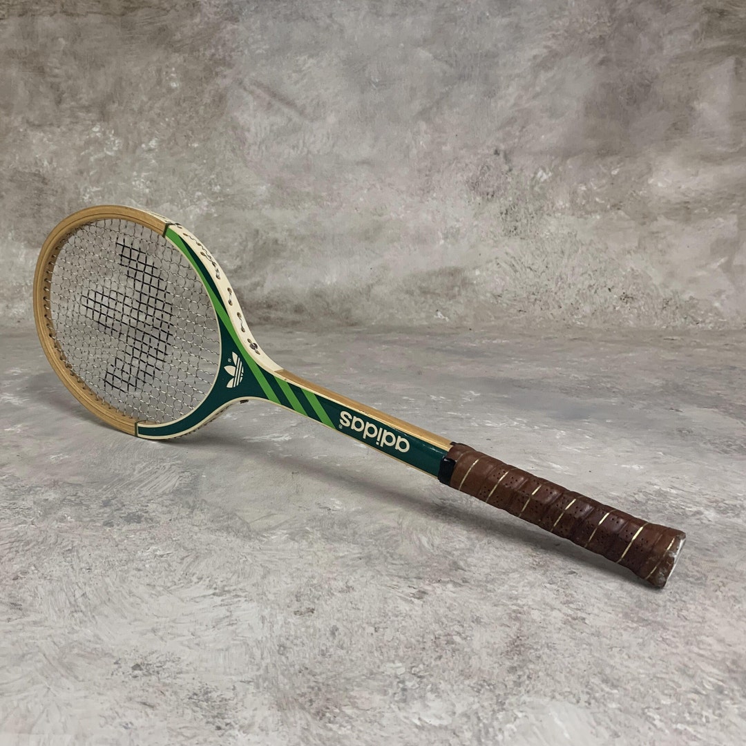 Vintage Adidas Tennis Racquet ADS 010 Junior Model Wooden Adidas Tennis ...