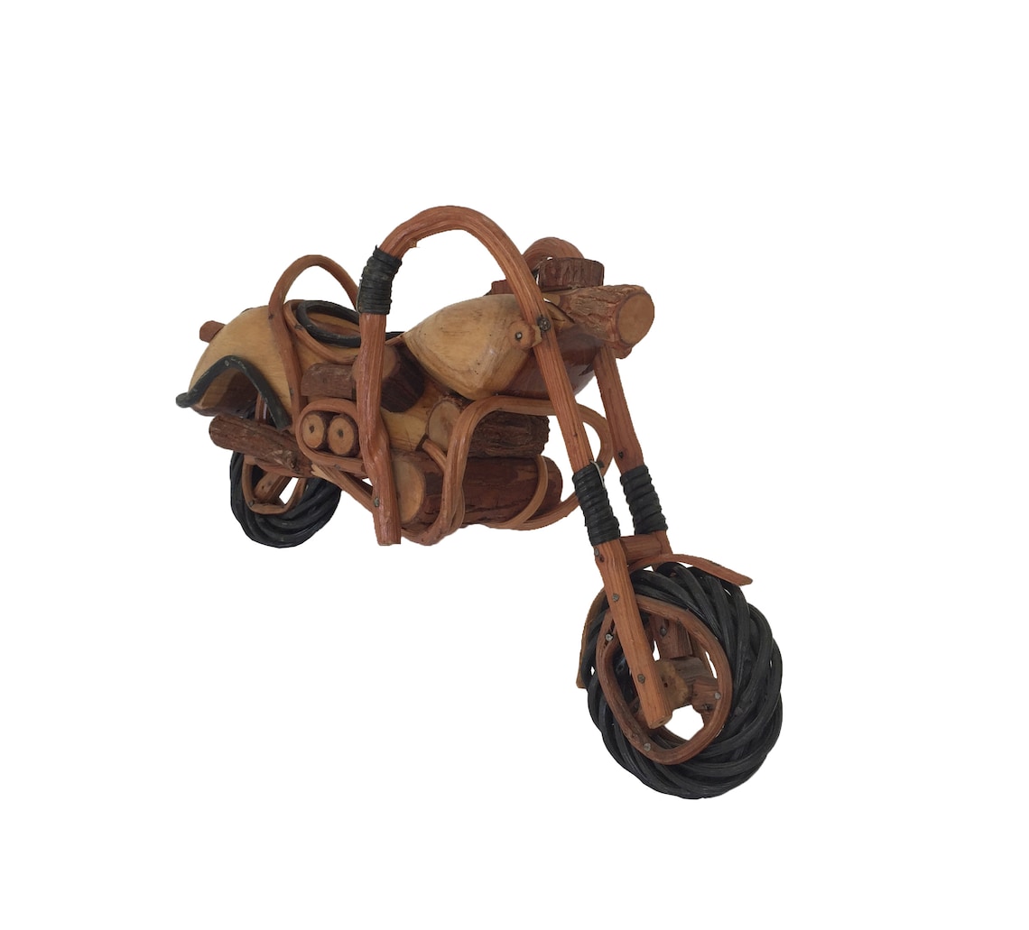 Harley Davidson Wooden Motorcycle Handmade Teakwood Wooden - Etsy