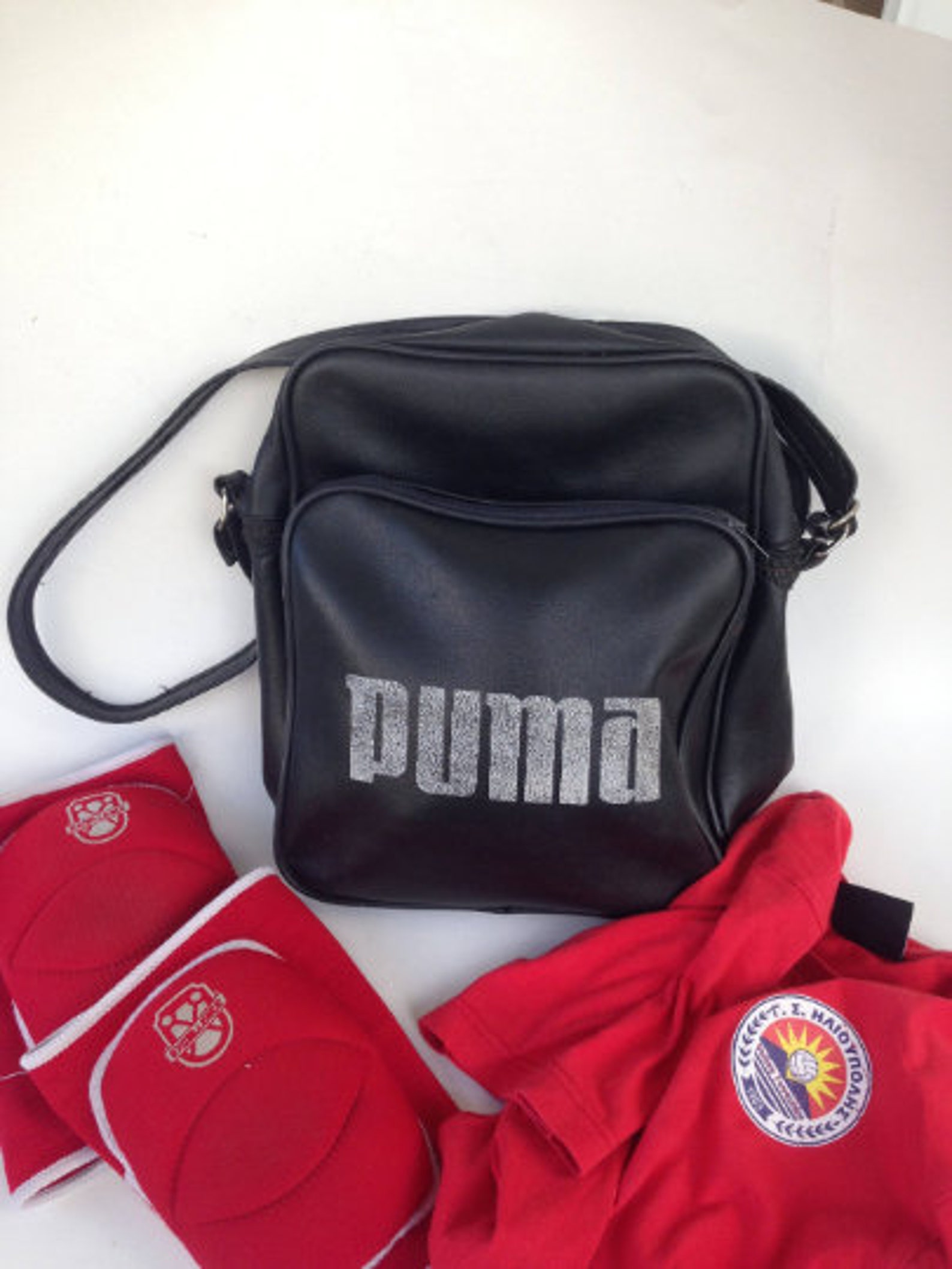 Vintage Puma bag Crossbody Bag vinyl crossbody bag vintage | Etsy