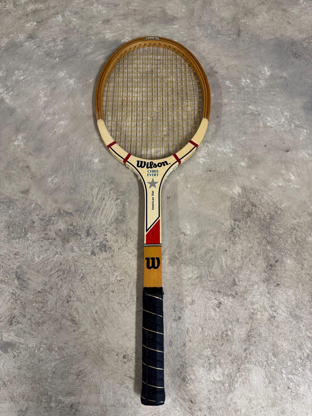Vintage Wilson Chris Evert Tennis Racquet, Wooden Sports Collectible ...