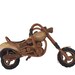 Harley Davidson Wooden Motorcycle, Handmade Teakwood Wooden Motorcycle ...