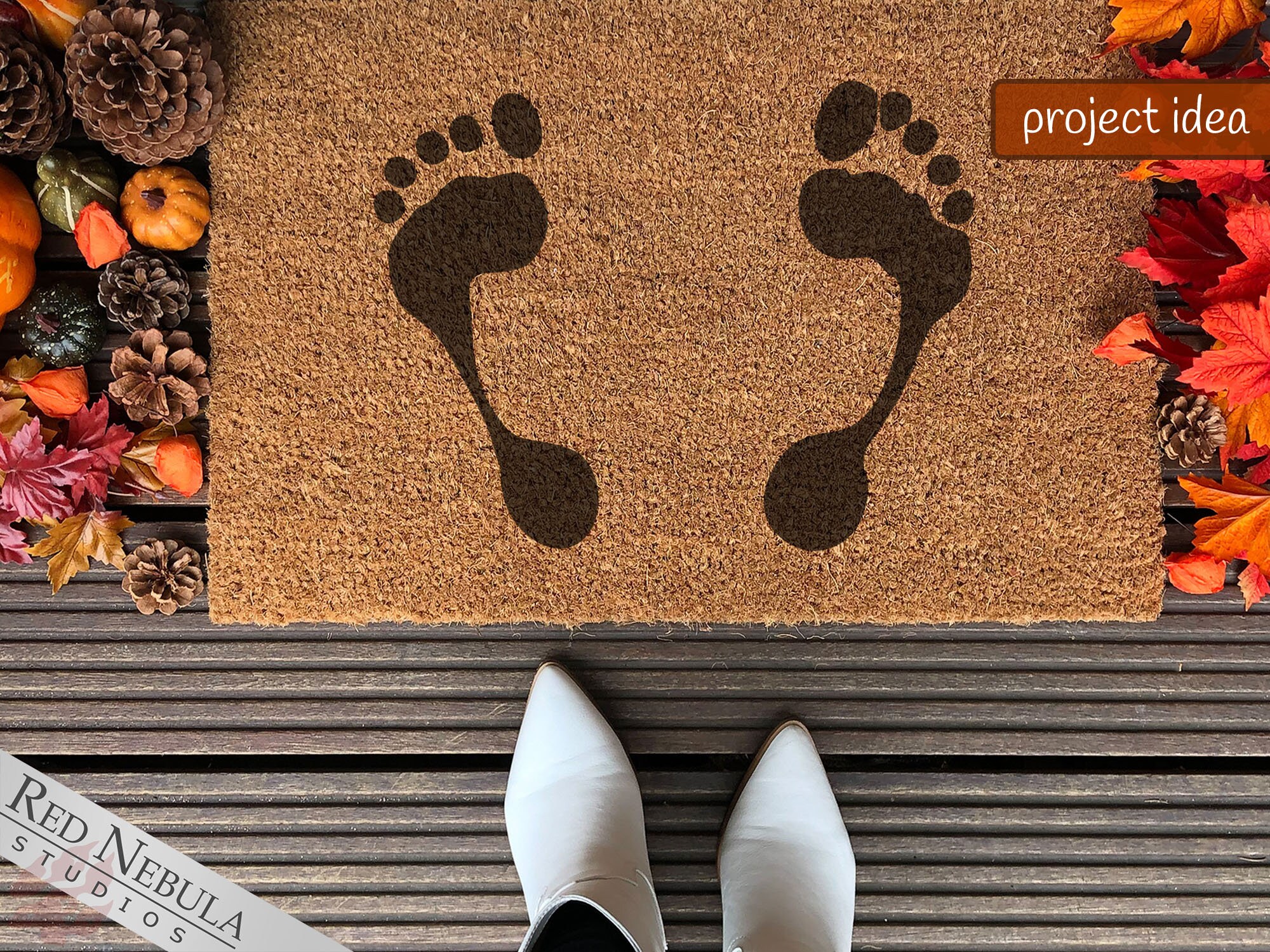 Creepy Footprints SVG Silhouettes Set 4 Svg Png Dxf - Etsy