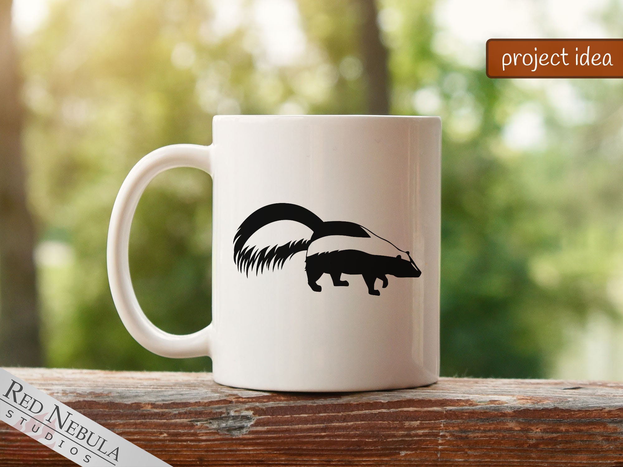 Striped Skunk SVG Clipart Set 3 Svg Png Dxf Eps Jpg - Etsy