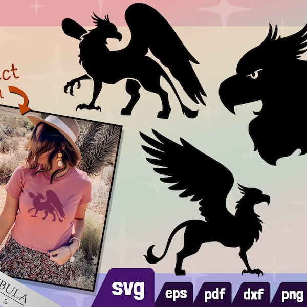 Griffin Svg - Etsy