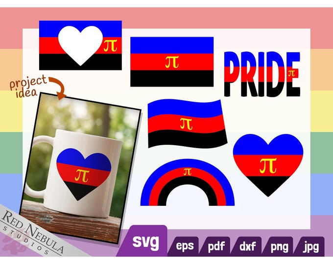 Polyamory Pride Ornament, Polyamory Charm, Poly Gift, LGBTQ Pride ...