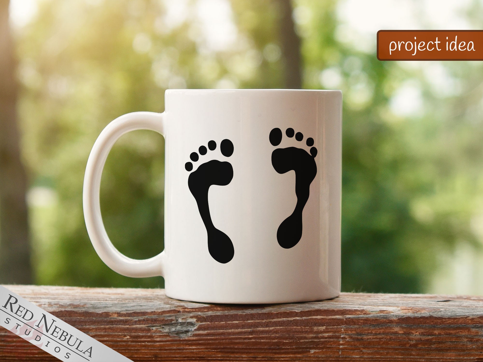 Creepy Footprints SVG Silhouettes Set 4 Svg Png Dxf - Etsy