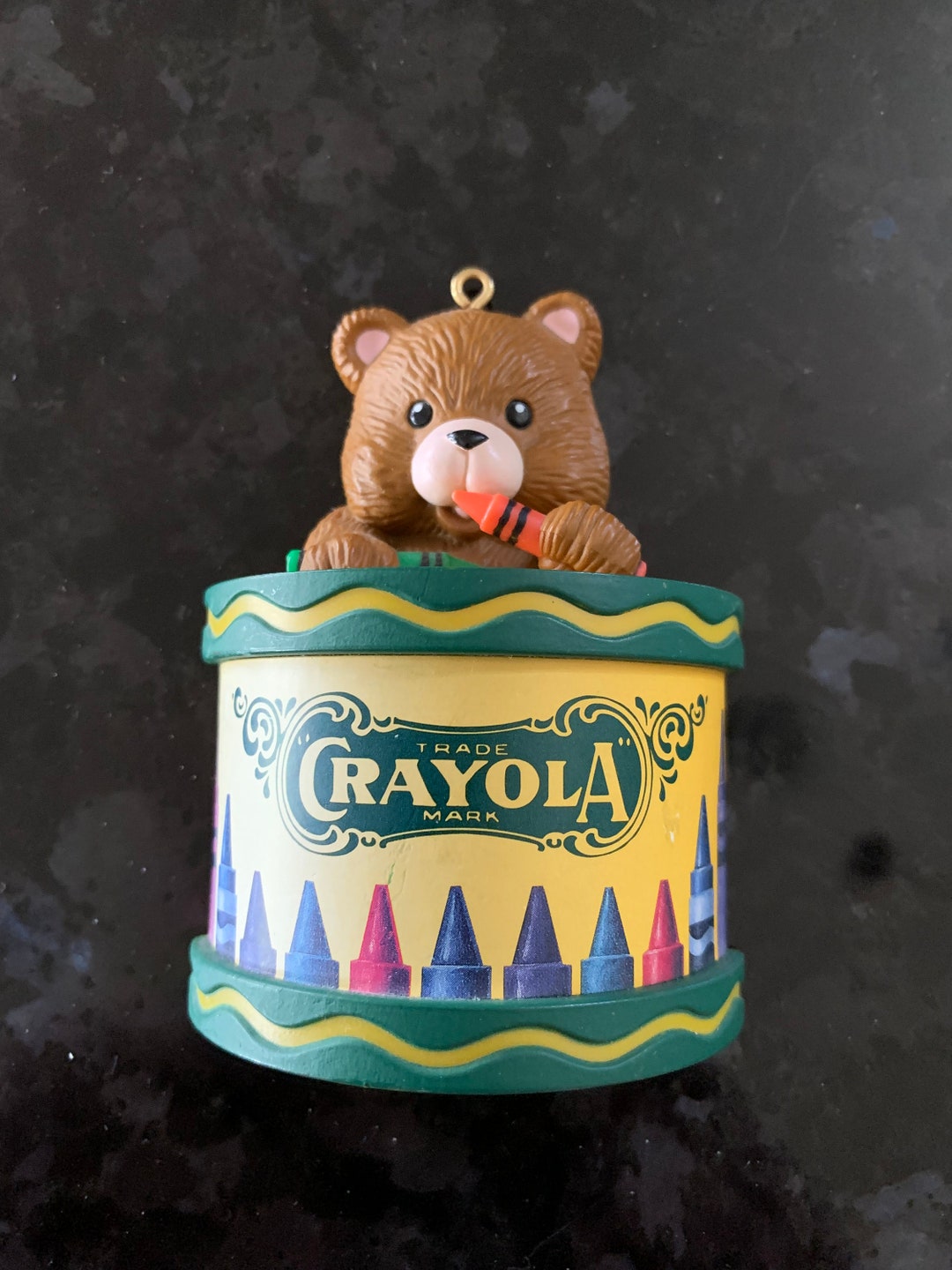 Crayola Bear Ornament - Etsy