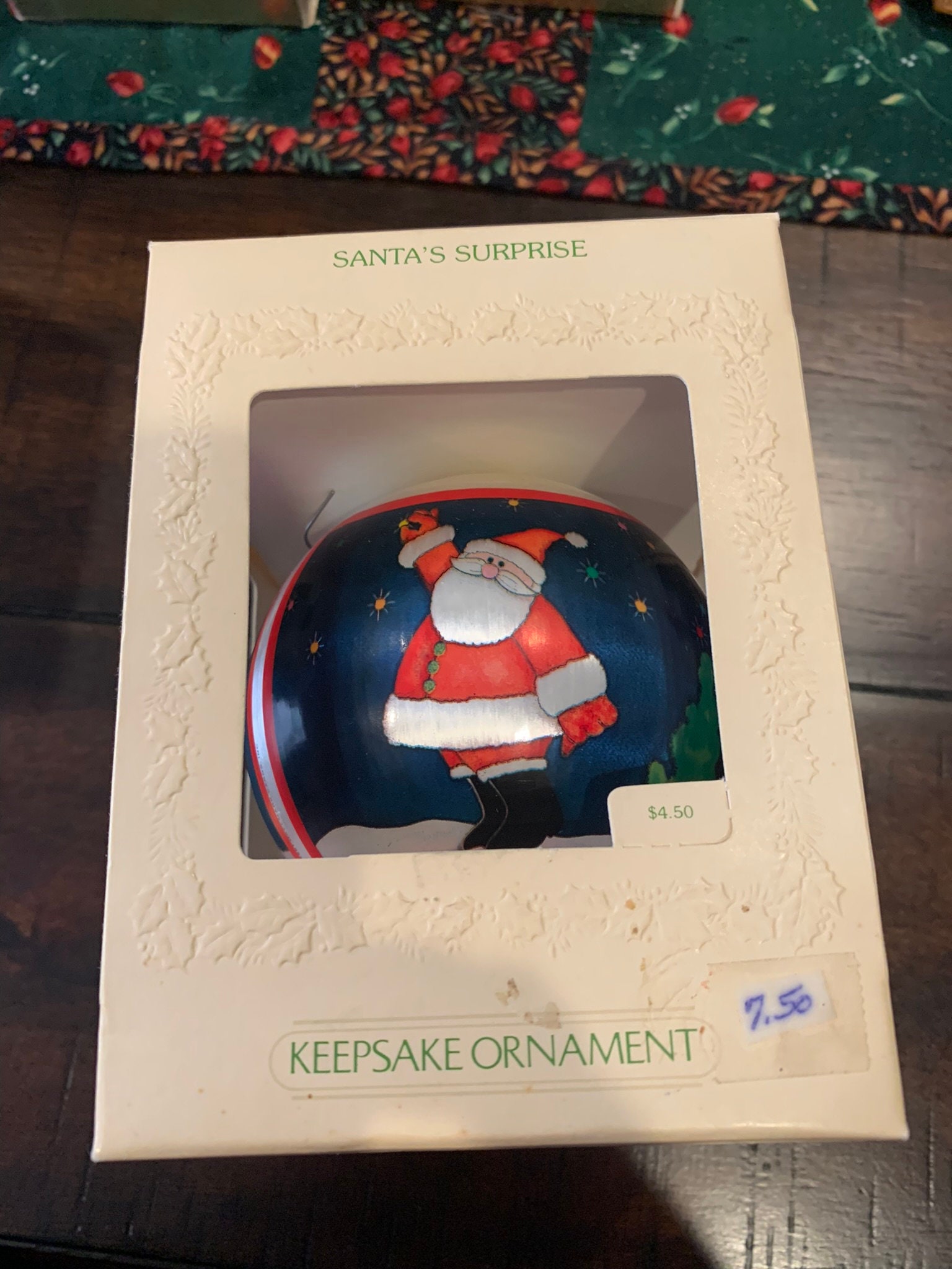 Hallmark Santas Surprise Satin Ball - Etsy