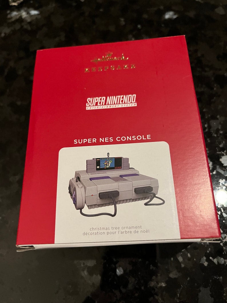 Hallmark Keepsake Super NES Console Ornament - Etsy