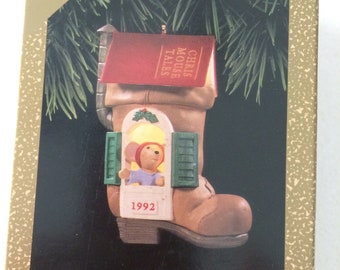 Hallmark Chris Mouse Lighted Christmas Ornament 1985 NOS 1st in Series ...