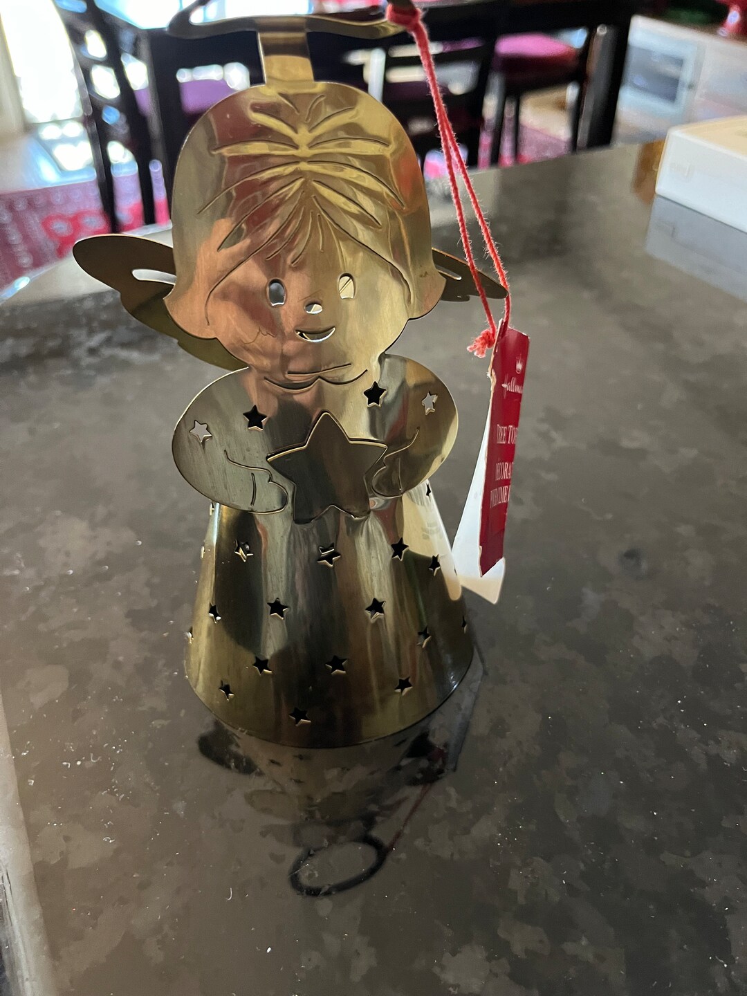 Gold Metal Angel Tree Topper - Etsy