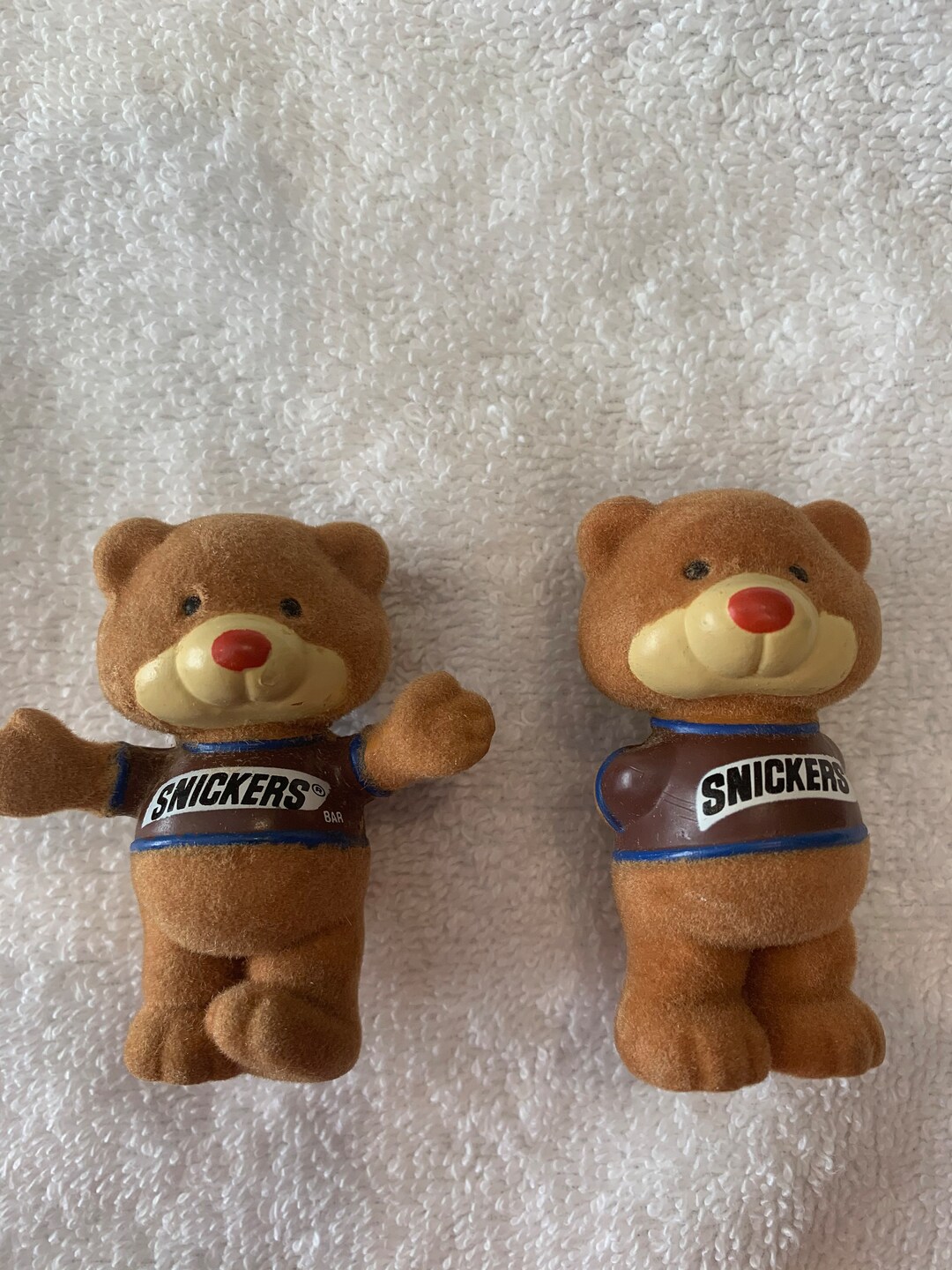 Heartline Candy Bar Flocked Bears - Etsy