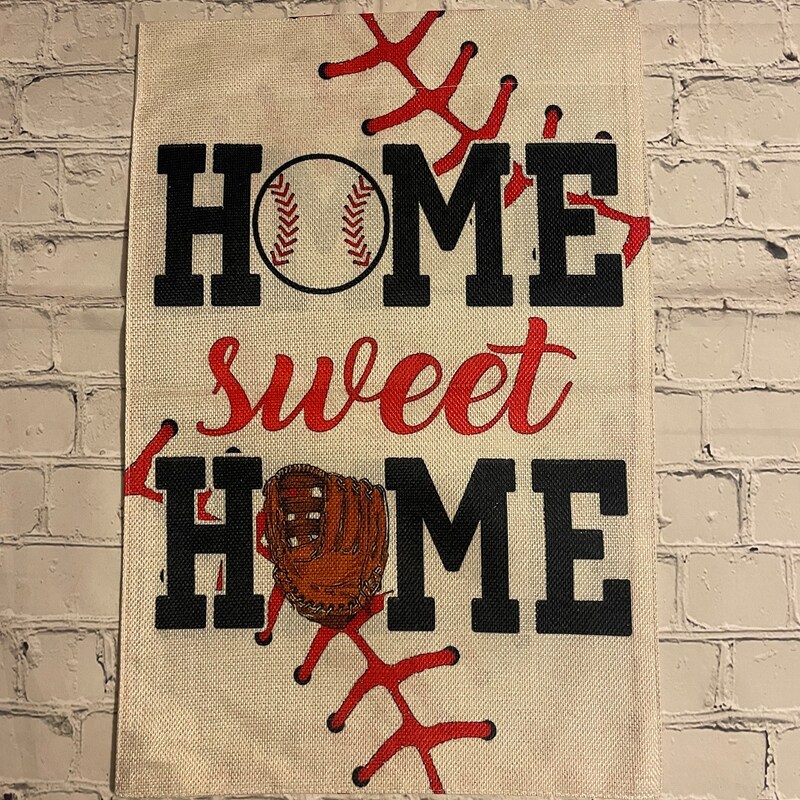Baseball Garden Flag - Etsy
