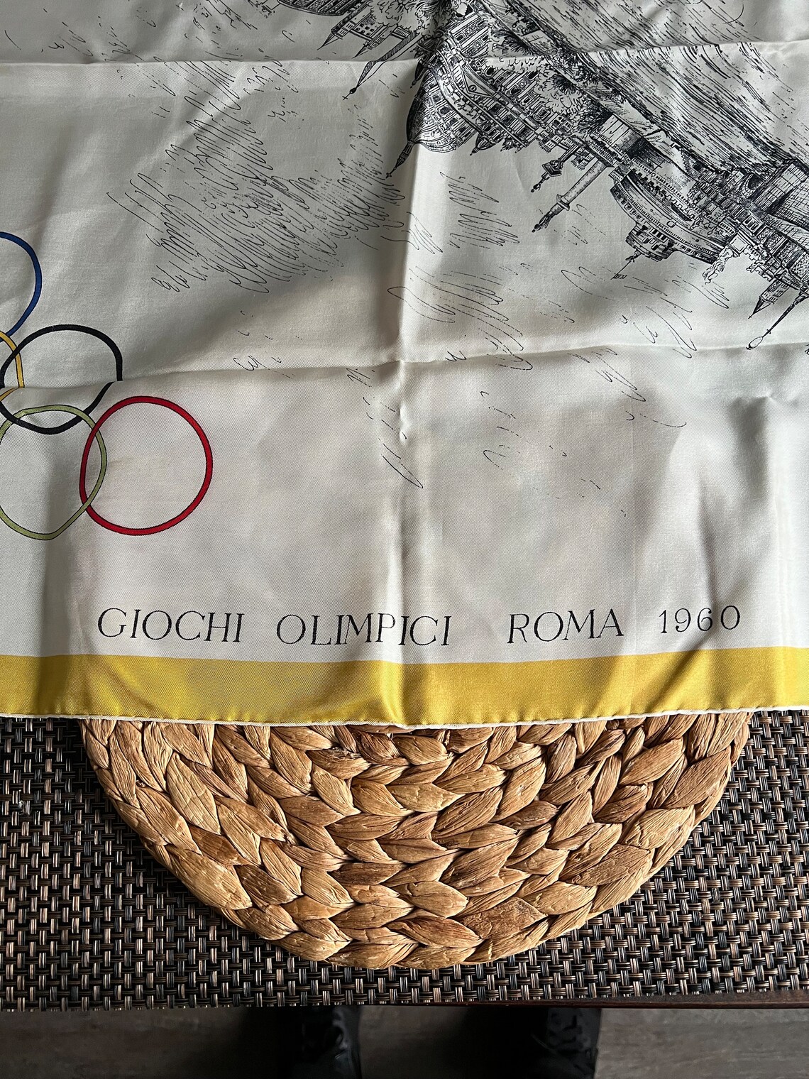 1960 ROME XVII Summer Olympics Womans Scarf - Etsy
